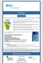 EURO - The Association of European Operational Research Societies - e ...